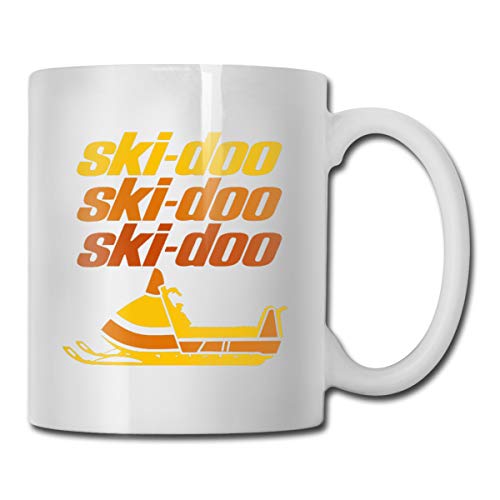 Ski Doo Vintage Snowmobiles Personalized White Coffee Mug Tea Cup Gifts ...