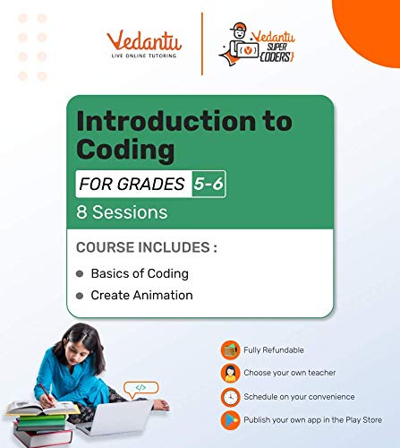 Vedantu Super Coders-Grade-5 and 6-Introduction to Coding-email delivery in 2 hours : Amazon.in ...