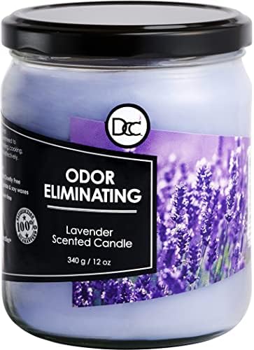 Amazon.com: Lavender Odor Eliminating Highly Fragranced Candle ...