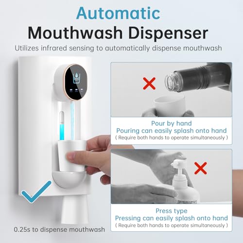 Snapklik.com : Mouthwash Dispenser, Touchless Mouthwash Dispenser For ...