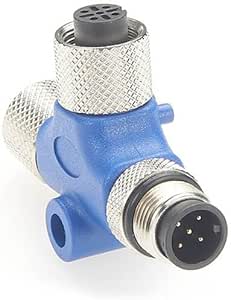 Amazon.com: Marine Nmea 2000 T Connector M12 5 Pin Dual Female to 5 Pin ...