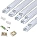 THMOOTHER LED Strip U Channel Diffuser 10-Pack 6.56FT,17X7.5MM Surface ...