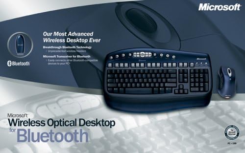 Microsoft Wireless Optical Desktop for Bluetooth : Amazon.co.uk ...