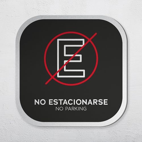 NEON ESTUDIO | Señalética Alulux No estacionar | Letrero de Aluminio ...