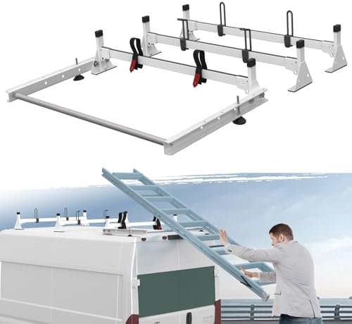 Amazon.com: StarONE 57" Heavy Duty Steel Van Roof Rack,Van Ladder Rack ...