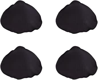 SUPERFINDINGS 4Pcs Round Bra Pads,M Size Teardrop Triangular Prosthetic ...