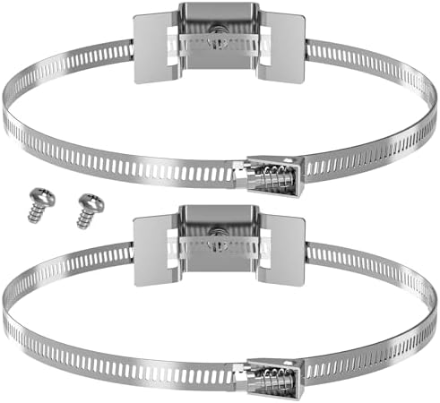 Amazon.com: CHOWZZ Adjustable Sign Mounting Bracket for Larger Poles,4 ...