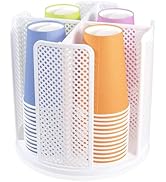 Amazon.com - Wymulot Rotating Paper Cup Dispenser, Cup Holder with 4 ...