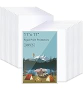 Amazon.com : AKONEGE 25PCS 5" x 7" Rigid Print Protectors Clear ...