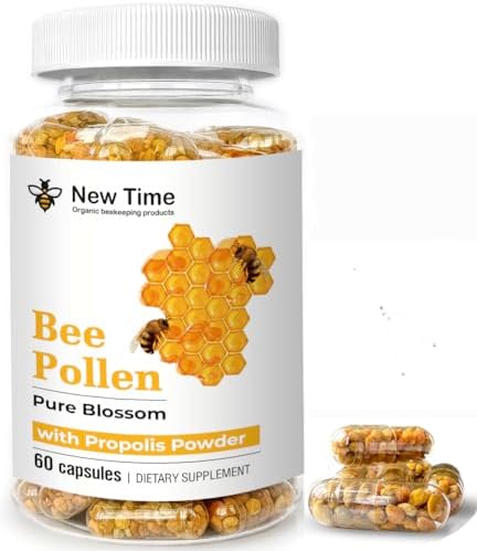 Amazon.com: Bee Pollen Capsules with Propolis – Organic Supplement for ...