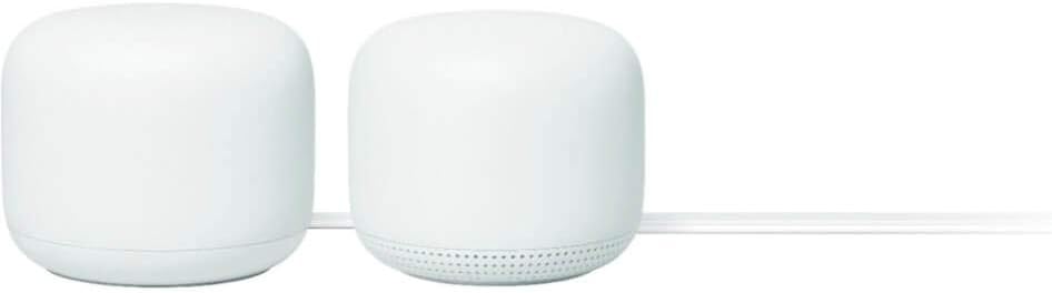 Google Nest WiFi - 4x4 AC2200 Wi-Fi Mesh System with 4400 Sq ft ...