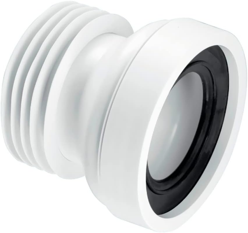 Merriway BH02930 Flush Pipe Inlet Pan Connector, Clear : Amazon.co.uk ...