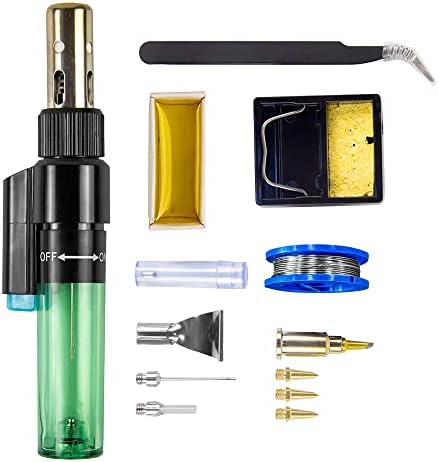 BAUSATZ 8ML Gas Soldering Iron Kit with Ignition Device Mini Blow Torch ...