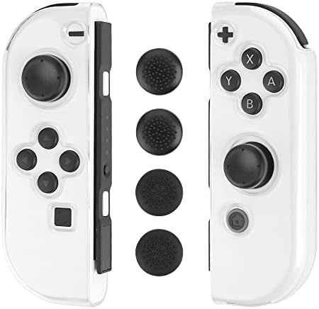 Amazon.com: Mcbazel Transparent TPU Case for Switch JoyCon Controllers ...