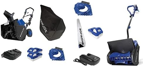 Amazon.com: Bundle of Snow Joe 24V-X2-SB18-TV1 24-Volt iON+ Snow Blower ...