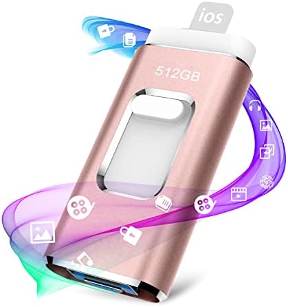Amazon.com: 512GB Photo Stick, 4 in 1 Universal OTG USB 3.0 Flash Drive ...