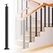 Amazon.com: Black/White/Gold Stair Balusters Post, Square Pipe Metal ...
