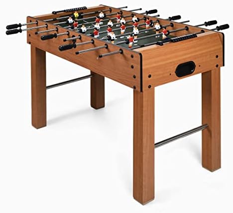 Hanaiette 48'' Foosball Table,Wooden Soccer Table Game Footballs,World ...