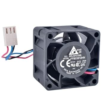 Amazon.com: FFB03812HN 38mm Fan 3.8cm 38x38x28mm 12V 0.41A Double Ball ...