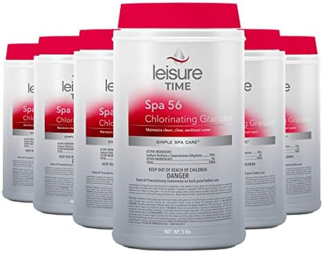 Amazon.com : Leisure Time E5-02BX Spa 56 Chlorinating Granules, 5-Pounds, 2-Pack : Patio, Lawn ...