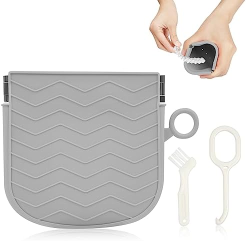 Amazon.com : AOOWU Silicone Retainer Case, Portable Braces Case with ...