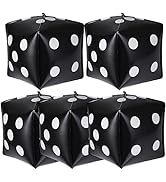 Amazon.com: SAFIGLE 12Pcs Dice Balloons：7.08 Inch Dice Shaped Square ...