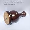 Amazon.com: Btibpse Wood Bedpost Finials Decorative Newel Post Cap Bed ...