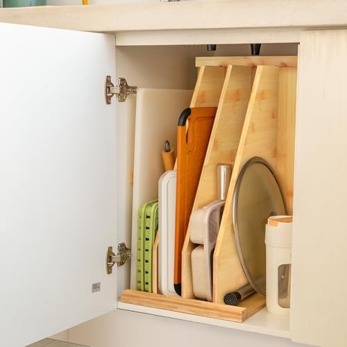 Amazon.com - Dowell 4007 TD3 Wooden Vertical Tray Divider Organizer for ...