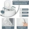 Amazon.com: Bedside Commode Upgraded Safety Commode Toiletfor Elderly and Disabled with ...
