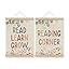Amazon.com: MAQIKA Boho Reading Corner Decor Poster Framed with Wood ...