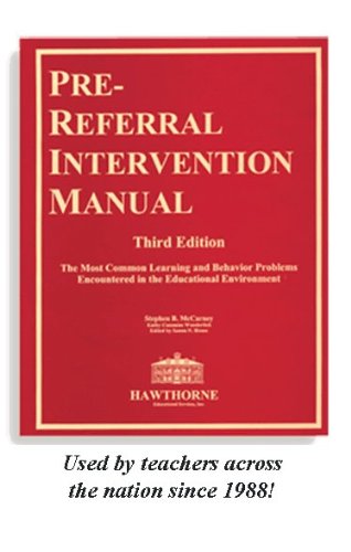 Amazon.co.jp: Pre Referral Intervention Manual Revised and Updated ...