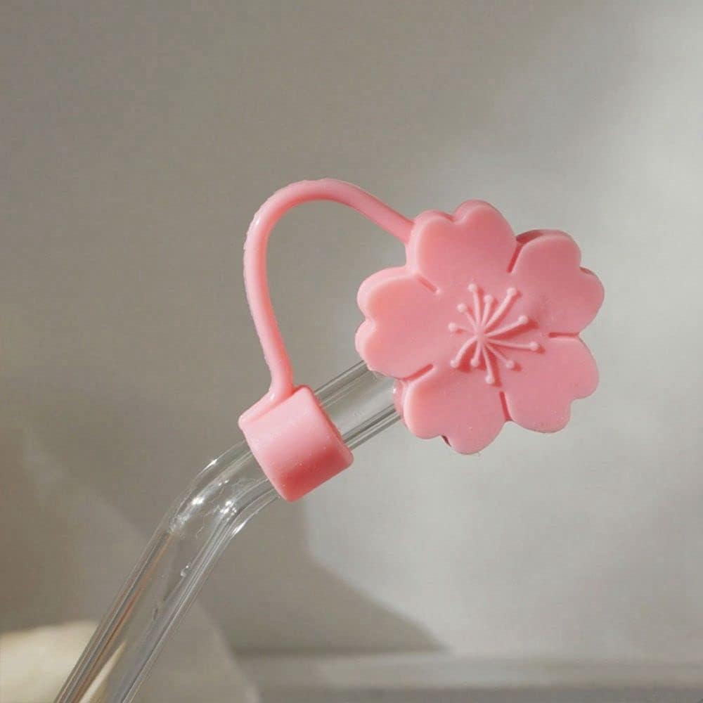 Amazon.com: 16Pcs Animal Straw Tips Cover Cap Reusable Silicone Straw ...