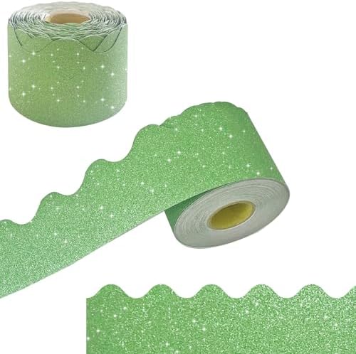 Amazon.com: 65ft Border Trim Bulletin Borders Stickers, Shine Glitter ...