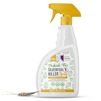 Silverfish Killer Spray 500ml - Fast-Acting Polymer Formula, Long ...