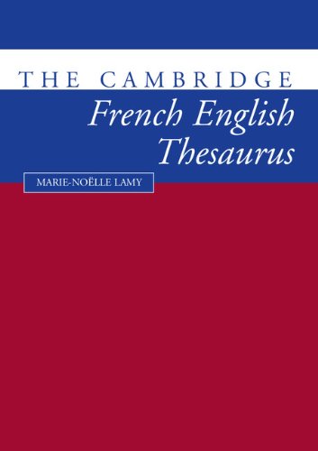 Amazon.com: The Cambridge French-English Thesaurus eBook : Lamy, Marie ...