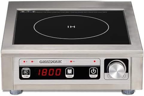 Electric Cooktop VBGK Induction Cooktop 1800W True, Single Burner ...