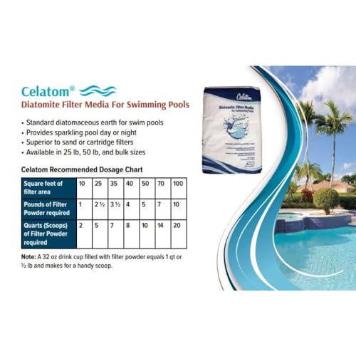 DPM EP Minerals Celatom Diatomaceous Earth Swimming Pool Filter Powder ...