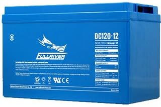 Fullriver 120Ah AGM Deep Cycle Battery DC120-12 : Amazon.com.au: Automotive