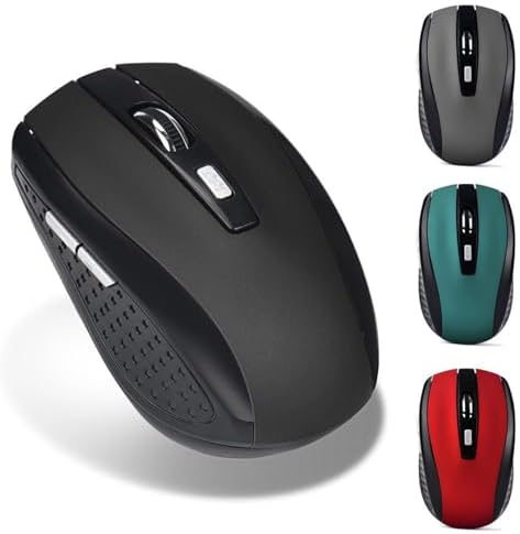 Seenda Wireless Mouse, 2.4GHz Silent Mouse with USB Receiver, 18 month ...