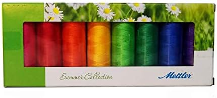 Amazon.com: Mettler Thread Silk Finish 100% Mercerized Cotton Sewing ...