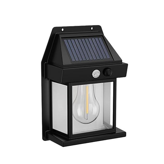 AMBIKANATHAYA Solar Light,Solar Wall Lights Outdoor, Wireless Dusk to ...