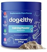 Dogelthy Calming Powder. Suplemento Relajante para Perros Natural ...
