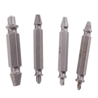 Enakshi® 2x4 piece Speed Out Screw Extractor Drill Bit Tool Broken ...