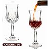 Amazon.com | HAKEEMI Wine Glasses Set of 12, 7 oz Elegant Goblets with ...