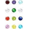 Amazon.com: Beffy 96Pcs 5mm Crystal Birthstones for Floating Charms ...