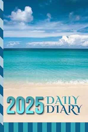 2025 Daily Diary: One Page Per Day / 6x9 Dated Organizer With Hourly ...