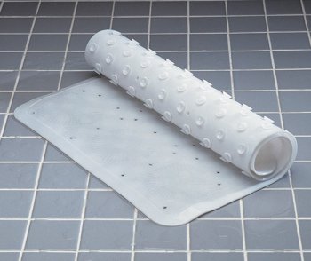 Amazon.com : Safety Bath Mat, White, Large - 30" x 13 3/4" (76 x 35cm ...