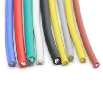 Circuits Solide Câble en Silicone Flexible UL3135 30AWG à 12AWG, 10 ...