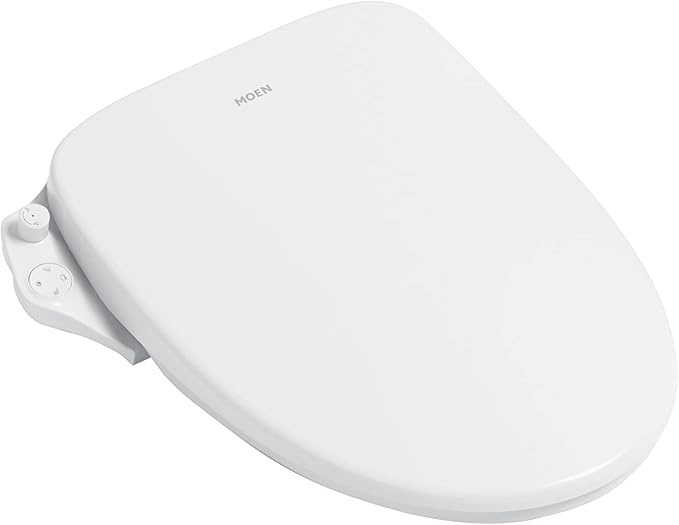 Moen EB1000 3-Series Standard Electronic Bidet Toilet Seat, White ...