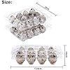 Amazon.com: LayHyand 60 Pcs Quail Egg Cartons, Square Dozen Egg Boxes ...